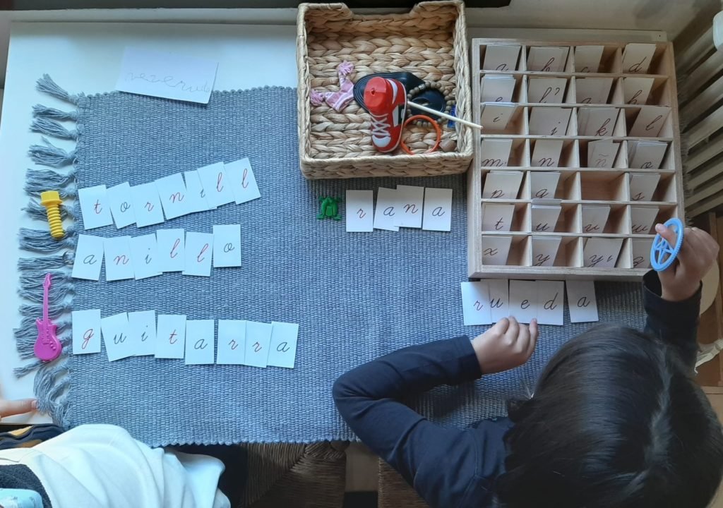 Actividades del área de Lenguaje – Método Montessori - Freetime Burgos